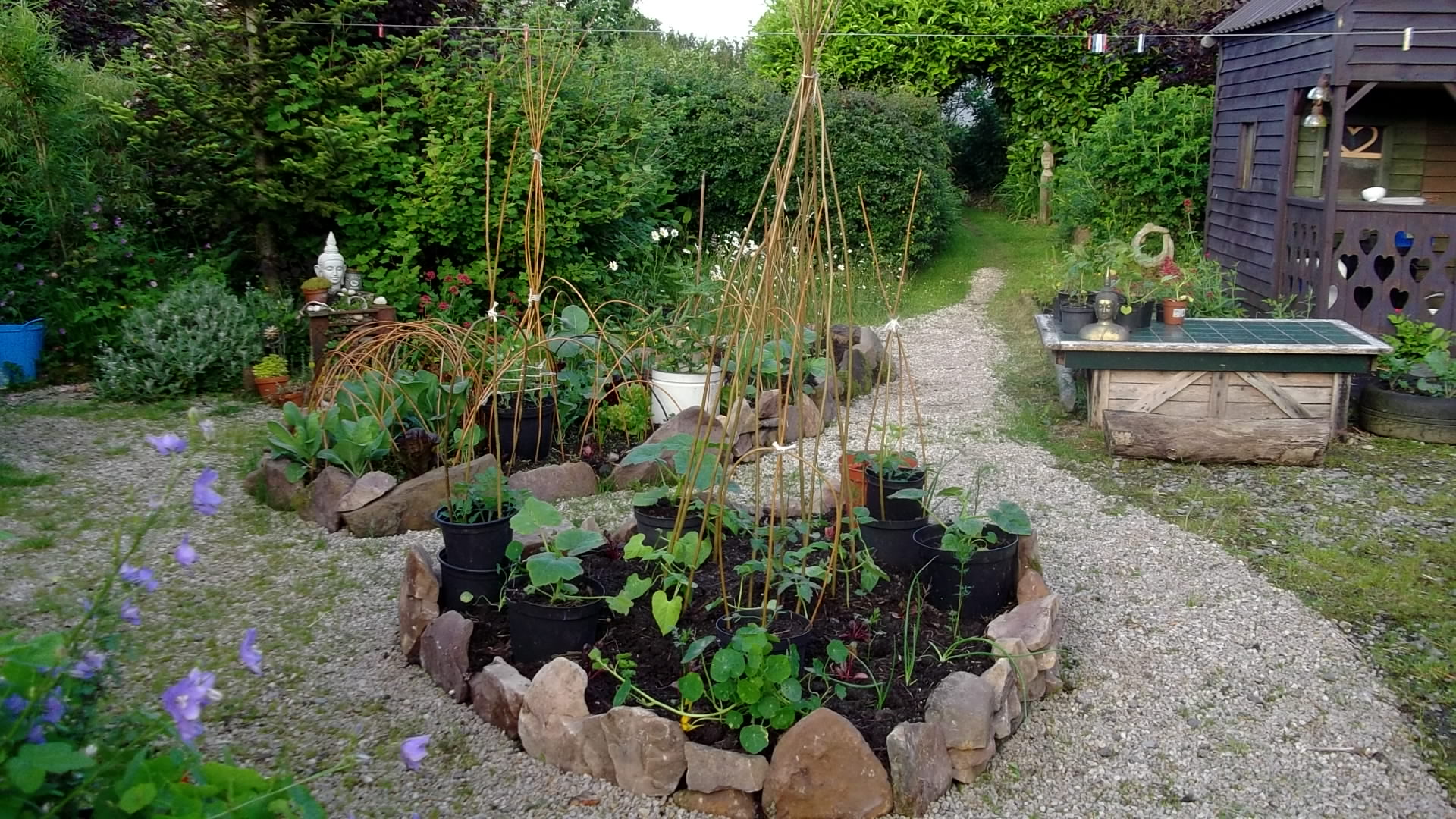 Bealtaine Cottage potager garden – Bealtaine Cottage, Ireland